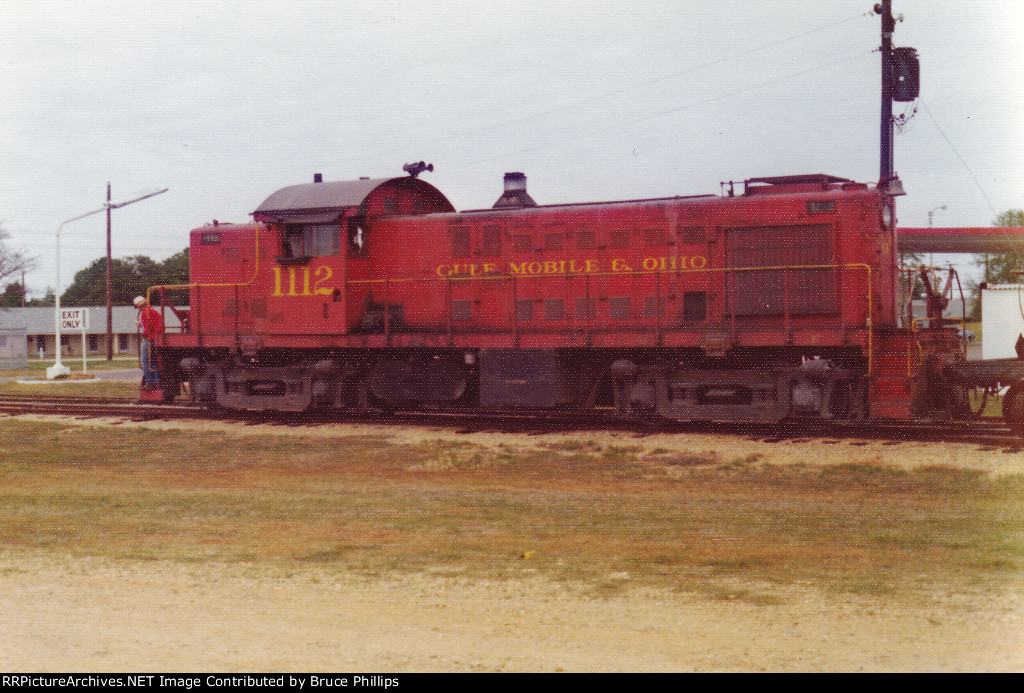 GM&O RS1 1112 switches Maxwell Air Force Base - Montgomery